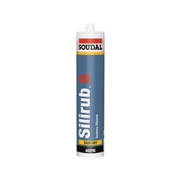 Sanitärsilikon Silirub S transp.300ml Kartusche Soudal (101671)