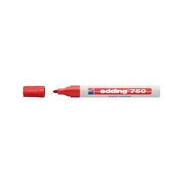 Edding Lackmarker 750 rot Rundspitze Strichbreite ca.2-4mm (4-750002)