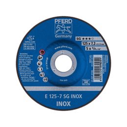 Pferd Schruppscheiben E 125-7 SG INOX (4007220470251)