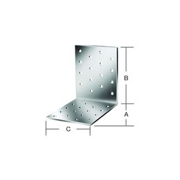 Vormann Lochplattenwinkel 100 x 100 x 100mm mit CE? Ja Stahl sendverz. (070945000)
