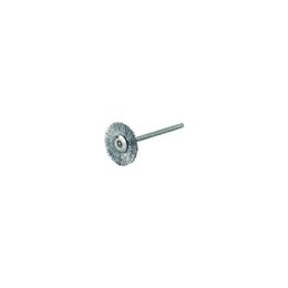 Lessmann Miniatur-Rundb&uuml;rste INOX-Draht 0,10 mm, B&uuml;rsten-⌀xB&uuml;rstenbreite: 19X2 mm (410322)