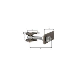Torband 145x33x80x150x34x65mm STA verz.Btl.GAH ; GAH Alberts (417833)