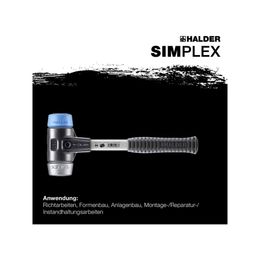 Halder SchonhammerSimplex Fiber. 30mm TPE-soft/WM (3719.030)