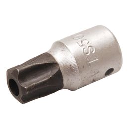 BGS-technic BGS Bit-Einsatz Antrieb Innenvierkant 6,3 mm (1/4") TS-Profil (für Torx Plus) mit Bohrung TS50 ; BGS technic (2355-TS50)