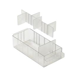 Raaco Trennplättchen-Set transparent, passend für Schubladentyp: 150-01 (101998)