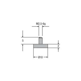 Helios-Preisser HM-Messeinsatz M2,5mm 10,0 mm (0710262)