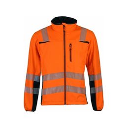 Warnschutz-Softshelljacke Prevent&reg; Trendline Gr.M orange/schwarz ; Asatex (PTW-SN/M/68)