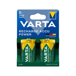 Varta Akku RECH.ACCU D 2er Blister NiMH Kapazit&auml;t 3000 mAh (56720101412)