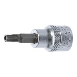 BGS-technic BGS Bit-Einsatz Antrieb Innenvierkant 10 mm (3/8") T-Profil (f&uuml;r Torx) mit Bohrung T30 ; BGS technic (2574)