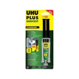 UHU plus endfest 300 2K-Kleber Doppelkammerspritze inkl. statischem Mischer 15g (45650)