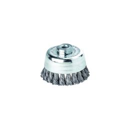 Lessmann Topfb&uuml;rste Stahldraht 0,50 mm, B&uuml;rsten-⌀xGewinde: 65XM14 mm (482217)
