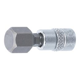 BGS-technic BGS Bit-Einsatz Antrieb Innenvierkant 6,3 mm (1/4") Innensechskant 12 mm ; BGS technic (2161-12)