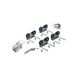 Hettich Schiebet&uuml;rbeschlag Top Line 1 2-t&uuml;rig Komplett-Set 75kg DIN L/R (45078)