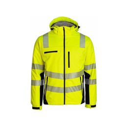 Winter-Warnschutzsoftshelljacke Gr.M gelb-schwarz Asatex (PTW-SP/M/78)