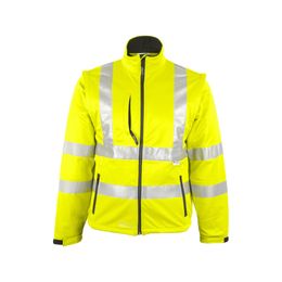 Warnschutz-Softshelljacke Gr.M gelb PREVENT ; Asatex (8060G/M)