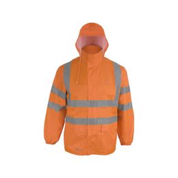 Warnschutz-Regenjacke Gr.L orange PREVENT ; Asatex (RJO/L)