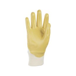 KCL Handschuhe Sahara 100 Gr.10 gelb Nitril L.250mm KCL m.Strickbund ; Honeywell (100/10)