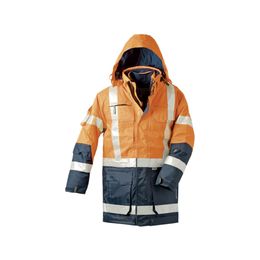 Elysee Warnschutzparka 4in1 orange/marine Gr.M EN471 ; FELDTMANN (23431-1)