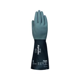 Chemiehandschuhe AlphaTec 53-001 Gr.10 grau/schwarz EN 388,EN 374,EN 407 6 PA ; Ansell Health Care (53001100)