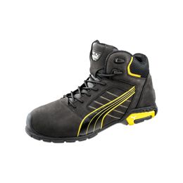 Sicherheitsstiefel Amsterdam Mid Gr. 47 schwarz/gelb Leder S3 SRC EN20345 ; ISM (63.224.0-47)