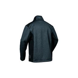 Strick-Fleecejacke Innsbruck Gr.XL dunkelgrau/schwarz ; FELDTMANN (23370)