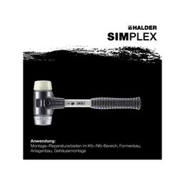 Halder SchonhammerSimplex Fiber. 60mm Nylon/Weichm. (3789.060)