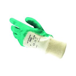Ansell Handschuhe EN388 Kat.II Easy Flex 47-200 Gr. 8 Baumwolle m.3/4 Nitril gr&uuml;n ; Ansell Health Care (47-200-8)