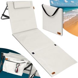 Detex Strandmatte Beige 158x56x46cm gepolstert