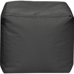 Sitzsack SITTING POINT "Cube SCUBA", grau (anthrazit), Sitzsäcke