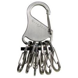 NITE Ize Schl&uuml;ssel-Karabiner NI-KLK-11-R3 KeyRack Locker Silber 1 St.