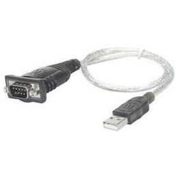 Manhattan USB 1.1 Adapter [1x USB 1.1 Stecker A - 1x D-SUB-Stecker 9pol.] 151849 1.80 m vergoldete Steckkontakte