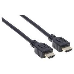 Manhattan HDMI Anschlusskabel HDMI-A Stecker, HDMI-A Stecker 3.00 m Schwarz 353946 4K UHD, UL-zertifiziert HDMI-Kabel