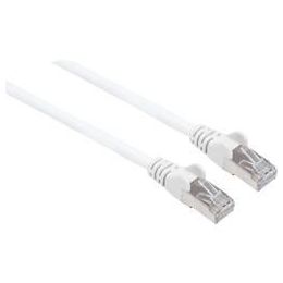 Intellinet 741392 RJ45 Netzwerkkabel, Patchkabel CAT 6a (Rohkabel CAT 7) S/FTP 3.00 m Wei&szlig; Halogenfrei 1 St.