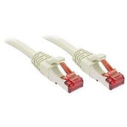 LINDY 47701 RJ45 Netzwerkkabel, Patchkabel CAT 6 S/FTP 0.50 m Grau mit Rastnasenschutz 1 St.