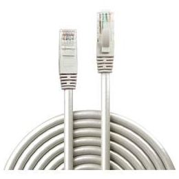 LINDY 48005 RJ45 Netzwerkkabel, Patchkabel CAT 6 U/UTP 5.00 m Grau mit Rastnasenschutz 1 St.