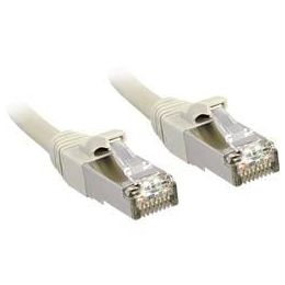 LINDY 45581 RJ45 Netzwerkkabel, Patchkabel CAT 6 S/FTP 0.50 m Grau mit Rastnasenschutz 1 St.