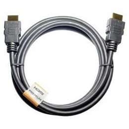 Maxtrack HDMI Anschlusskabel HDMI-A Stecker, HDMI-A Stecker 1.00 m Schwarz C 215-1 L 4K UHD HDMI-Kabel