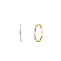 Lucardi Earrings 'Funkelndes' female Gold size Onesize