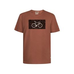 Greenbomb T-Shirt 'Bike Cube' Herren Größe XXXL braun / schwarz