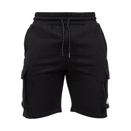 Gorilla Wear Shorts 'Hudson' Herren Größe 31/32 schwarz / weiß