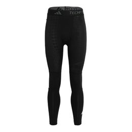 adidas Performance Sportunterhose 'TECHFIT COLD.RDY Training Long' Herren Gr&ouml;&szlig;e S grau / schwarz / wei&szlig;