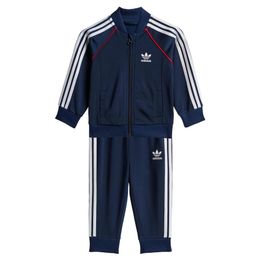adidas originals Jogginganzug 'Adicolor' Jungen Gr&ouml;&szlig;e 92 dunkelblau / rot / wei&szlig;