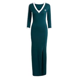 adidas originals Kleid 'Adicolor Classics' Damen Größe 26/28 smaragd / weiß Winterkleid