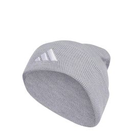 adidas Sportswear Sportmütze 'New Logo Beanie' Damen Größe 60/61 grau / weiß