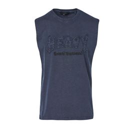 Koroshi Top Herren Gr&ouml;&szlig;e XS navy / schwarz