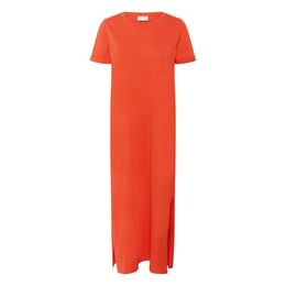 Kaffe Kleid 'KAcelina' Damen Gr&ouml;&szlig;e 34 orangerot Winterkleid
