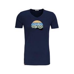 Greenbomb T-Shirt 'Bike Downhill' Herren Größe L navy / mischfarben