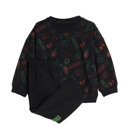 adidas Sportswear Trainingsanzug 'Disney Mickey Mouse' Jungen Größe 80 jade / hellrot / schwarz