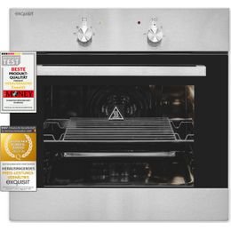 Exquisit Einbaubackofen EBE 555-1.2 U | Energieeffizienzklasse A | 57 l Garraum | Einbaubackofen 60 cm