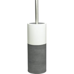 Sealskin WC-Bürstengarnitur Doppio Porzellan grau, 361840514